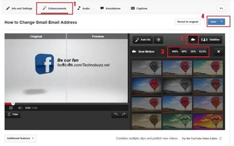 How To Add Slow Motion Effect To Youtube Videos Technobuzz How To