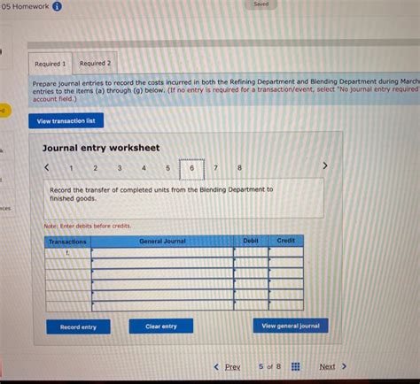 Solved Pter 05 Homework Saved Help Save And Exit Check My 5