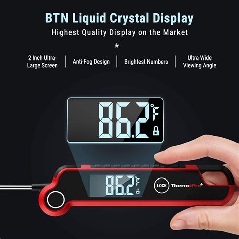 Review Tp620 Thermocouple Instant Read Meat Thermometer Thermopro Lightning One Second Instant