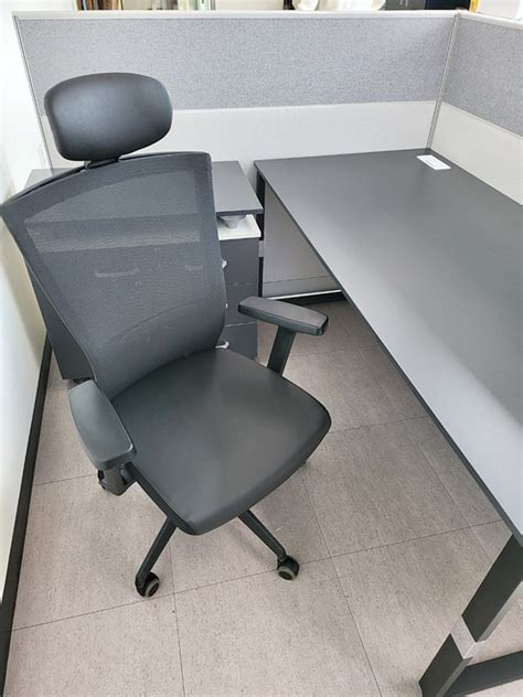 사무실 책상 의자 세트 평택 소재 반도체회사 사무실 시공사례 지에스사무용가구