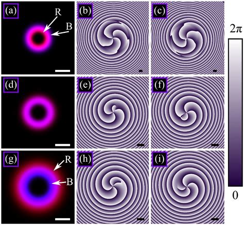 Topological Charge Of Multi Color Optical Vortices