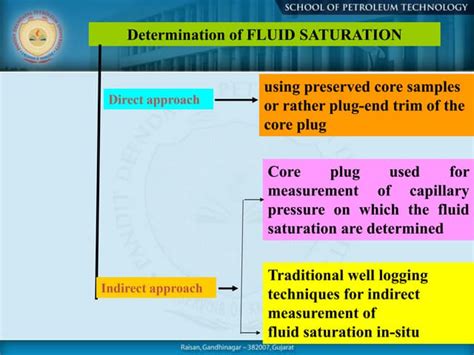Class 12adetermination Of Fluid Saturationpdf