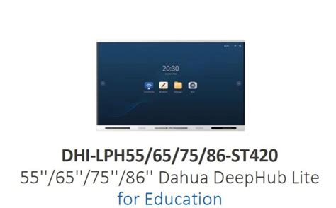 Interactive Touchscreens Dahua Security Solutions Interactive Touchscreens Dahua Security Solutions