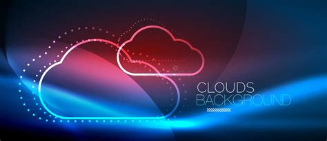 Vector Cloud Computing Storage Concept Stock Vector Illustration Of
