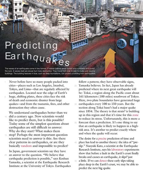 Predicting Earthquakes