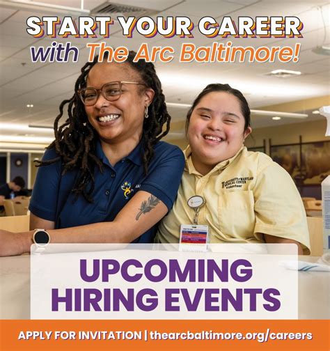 The Arc Baltimore On Linkedin Hiring Employment Recruiting Events