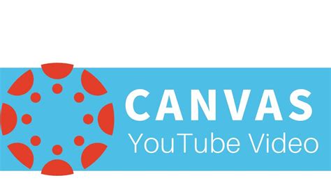Embedding A Video In Canvas YouTube