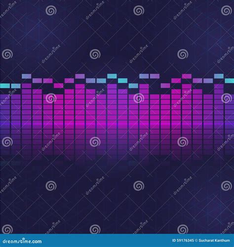 Sound And Audio Waves Equalizer Stock Vector Illustration Of Equalizer Abstract 59176345