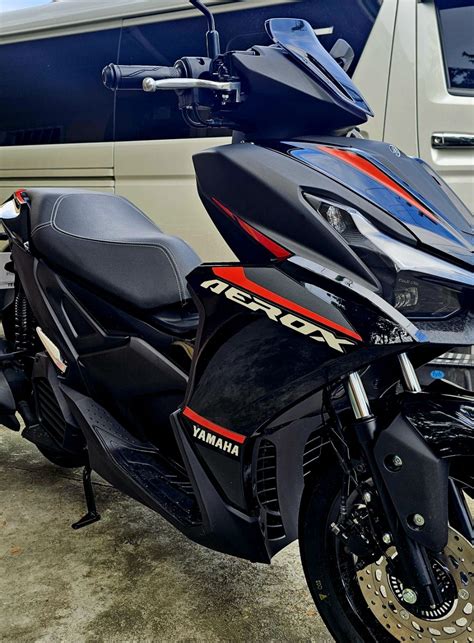 Aerox V3 Lining Cover Up Decals For Black And Glaze Blue Aerox V3 Std