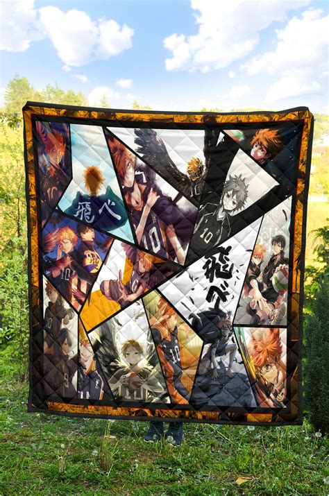 Haikyu Shoyo Hinata Anime Quilt Blanket