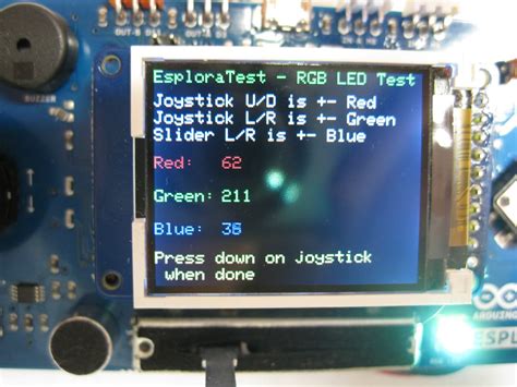 The St Century Digital Home Arduino Esplora With Display Exercise Program