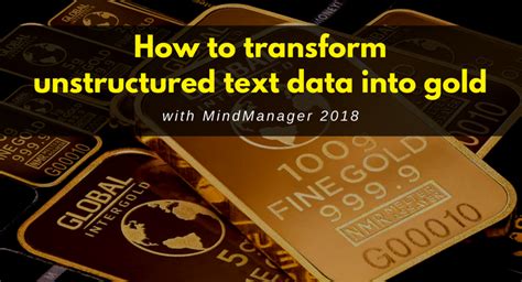 How To Transform Unstructured Text Data Into Gold With Mindmanager 2018