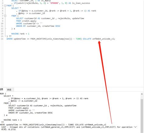 illegal mix of collations utf8mb4 general ci implicit and utf8mb4