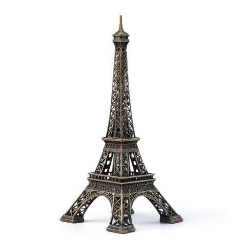 Premium Photo Eiffel Tower Miniature Replica Isolated On White Background