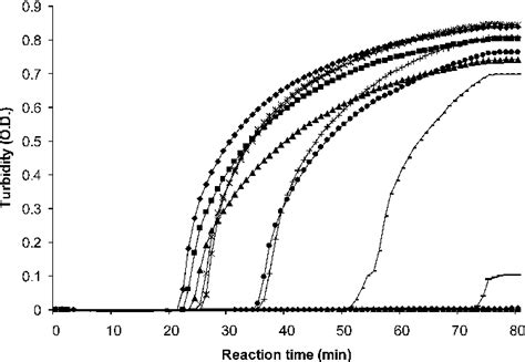 Sensitivity Analysis Of The Ihhnv Real Time Lamp Assay As Monitored By
