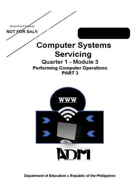 Computer Systems Servicing Quarter 1 Module 3 Download Free Pdf