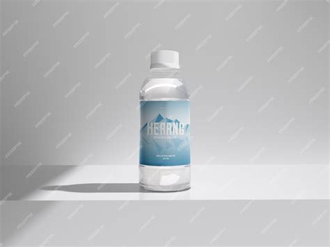 Premium Psd Mineral Water Bottle Mockup