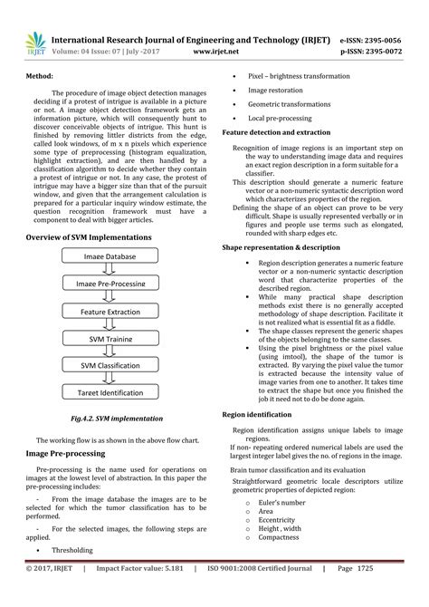 Brain Tumor Classification Using Support Vector Machine Pdf