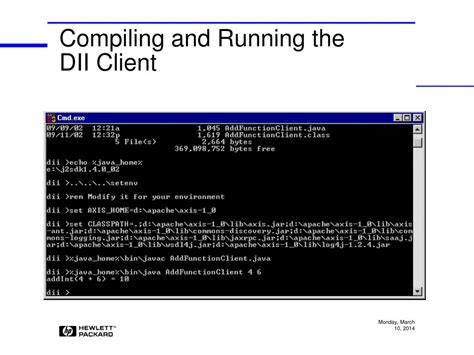 ppt web services with jax rpc and apache axis powerpoint presentation