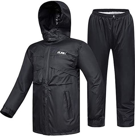 Waterdichte Motorfiets Regenkleding Voor Mannen En Vrouwen 2 Delige Set Met Jas En Bol