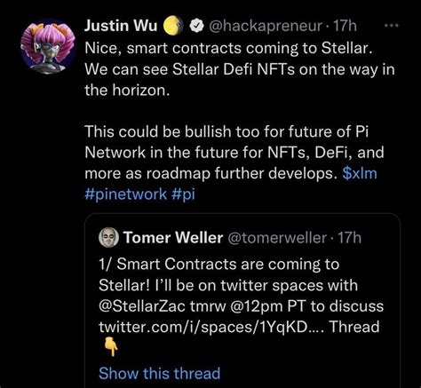 Smart Contracts Coming To Stellar R Pinetwork
