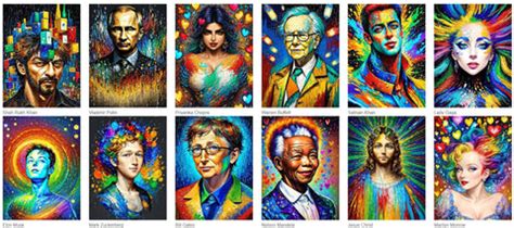 Famous Faces An Art Collection Celebrating Icons Of The World Bliss