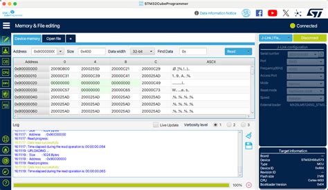 Solved Stm32cubeprogrammer J Link Issue Stmicroelectronics Community