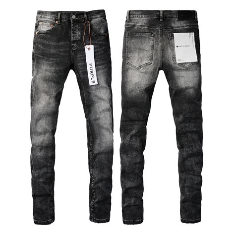 High End Designer Purple Denim Trending Jeans For Men For Men Straight