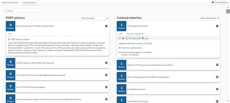 Gui Improvements To Security Rating Fortigate Fortios 7 6 0