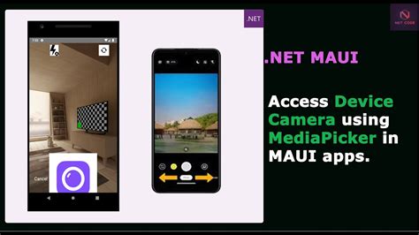 maui apps access device camera and files using media picker in