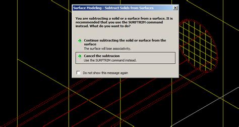 Help Deleting Intersections Of Two Surfaces Autodesk Community