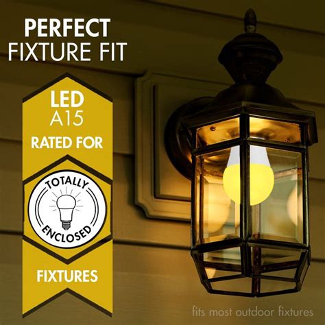 TCP W Equivalent LED Yellow Bug Light Bulbs Non Dimmable Diy Modern Furniture Light Bulbs Bulb