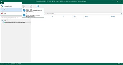 Getting To Know User Interface Veeam Backup Explorers Guide