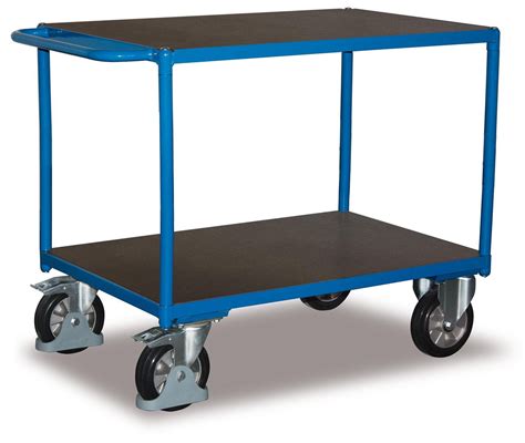 GTARDO.DE: Tischwagen, 2 Ladeflächen, Tragkraft 1000 kg, Ladefläche ...