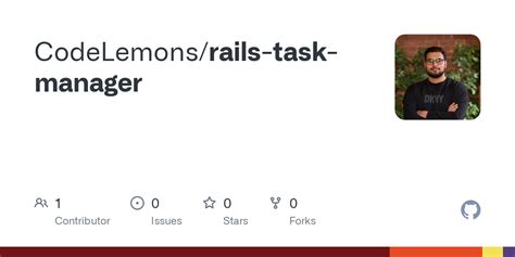 Github Codelemonsrails Task Manager
