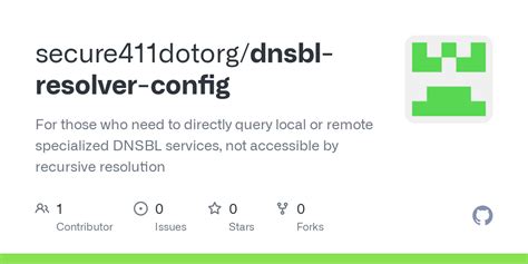 Dnsbl Resolver Config README Md At Master Secure411dotorg Dnsbl Resolver Config GitHub