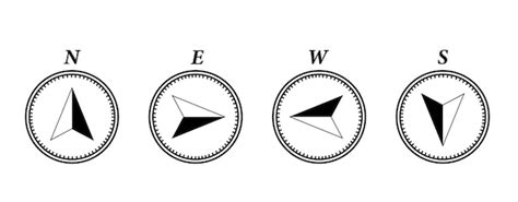 Compass Direction Indicators Premium Psd