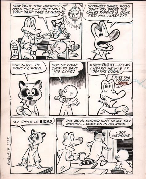 Comic Art For Sale From Anthonys Comicbook Art Pogo Possum 13 P22