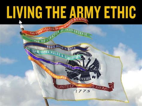 Living The Army Ethic Lesson Plan Slides