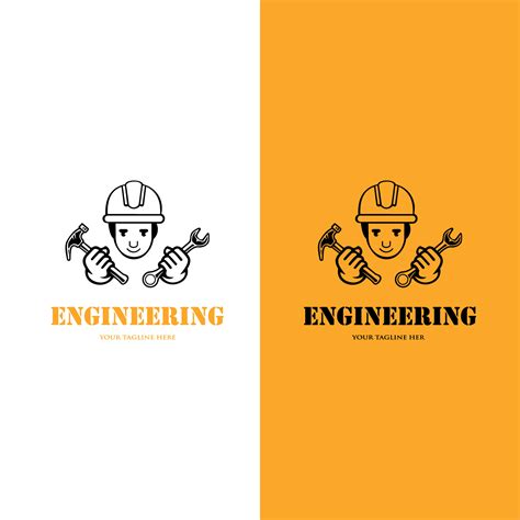 Engineer Logo Design Template Suitable For Company Logo Print