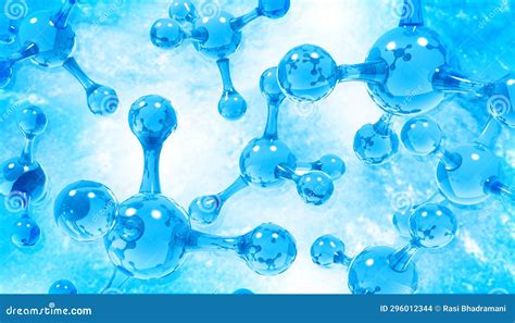 Atom Molecules Stock Illustration Illustration Of Model 296012344
