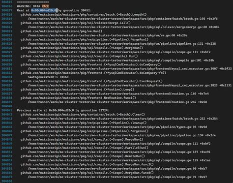 [bug] data race in `batch` · issue 6905 · matrixorigin matrixone · github