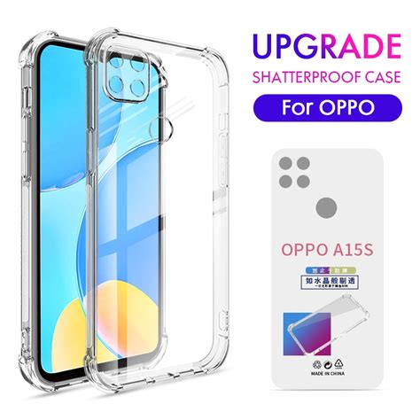 Ốp Điện Thoại Silicon Trong Suốt Chống Sốc Cho Oppo F9 F11 Pro A5s A12