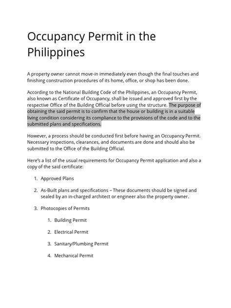 Occupancy Pdf Building Code Architect