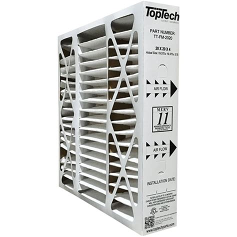 Toptech Techpure Dtt Fm 2020 Oem 20x20x4 Replacement Furnace Filter Atomic Filters