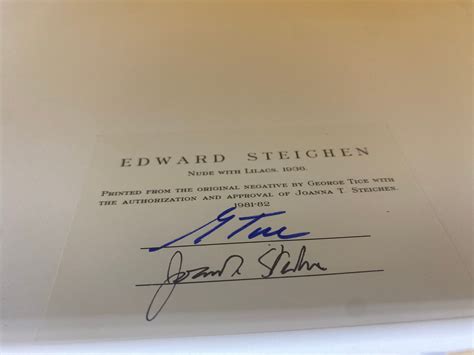 Edward Steichen Edward Steichen Nude With Lilacs Gelatin Silver Print