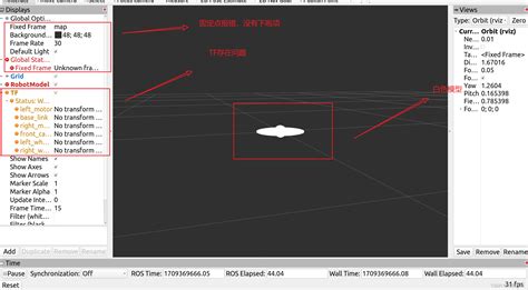 Ros中rviz查看urbf模型时出现白色模型显示不全，tf坐标变换问题rviz 不绘制 白色方格 Csdn博客