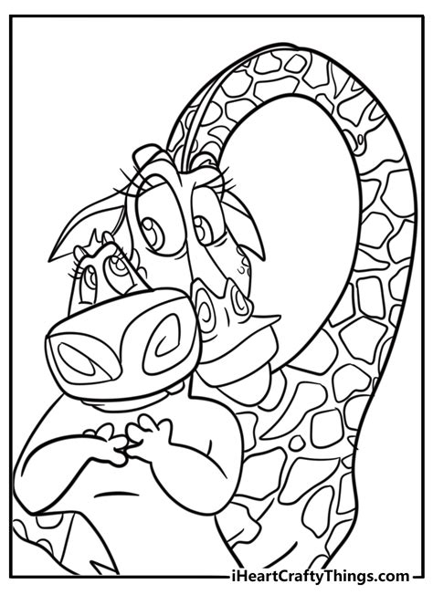 Coloriages De Melman Madagascar