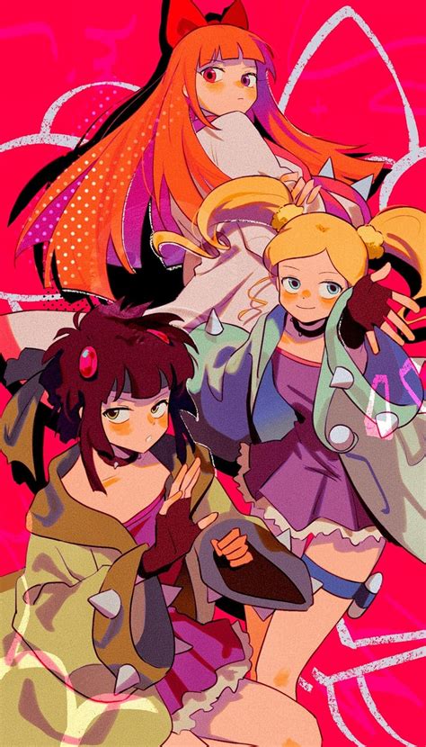 Buttercup Blossom And Bubbles Powerpuff Girls Z Drawn By A Kai202