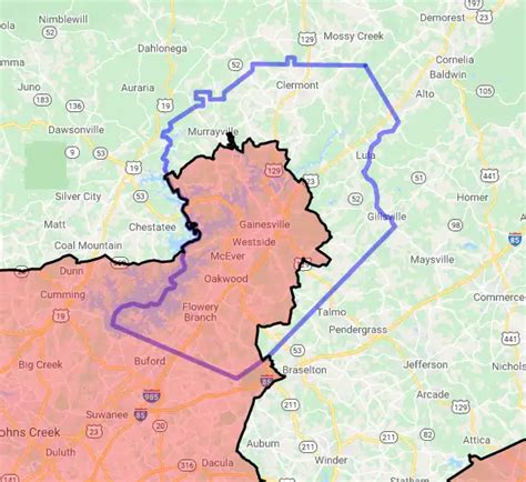 Hall County Ga Zip Code Map Eloise Michaella